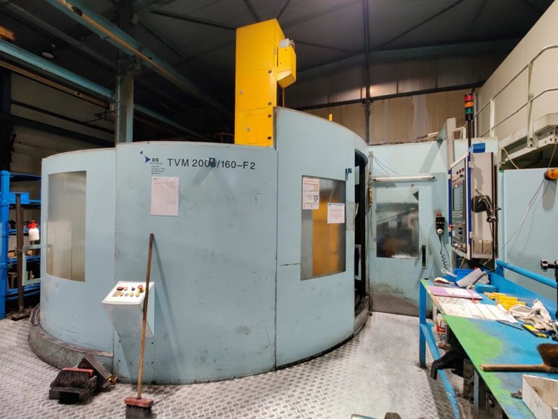 4 AXIS CNC VERTICAL BORER WITH LIVE TOOLING AND PALLET CHANGER BERTHIEZ ...