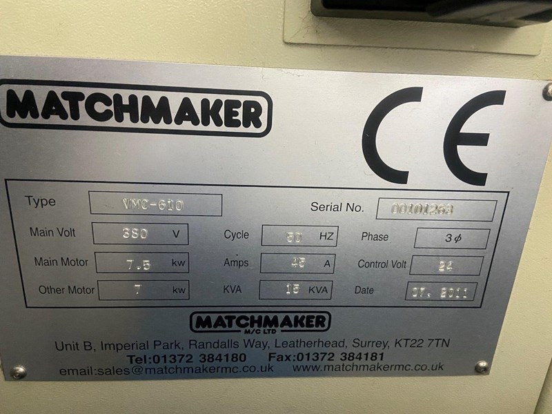 Matchmaker VMC 610 2011 | pressXchange