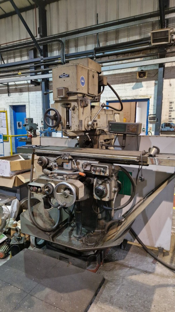 FE003 RAMBAUDI MS3 TURRET MILLING MACHINE WITH HORIZONTAL SPINDLE ...