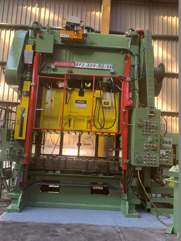 NIAGARA MECHANICAL PRESS, Model BP2-200-72-36 Power Press | pressXchange