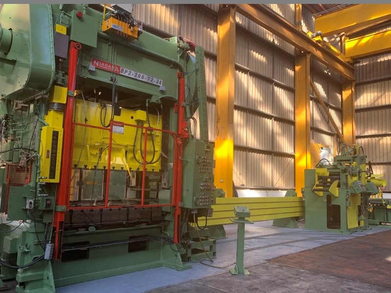 NIAGARA MECHANICAL PRESS, Model BP2-200-72-36 Power Press | pressXchange
