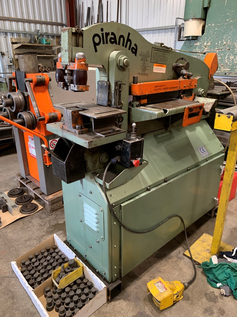 Piranha P50, 50 Ton Hydraulic Universal Metal Worker, | pressXchange