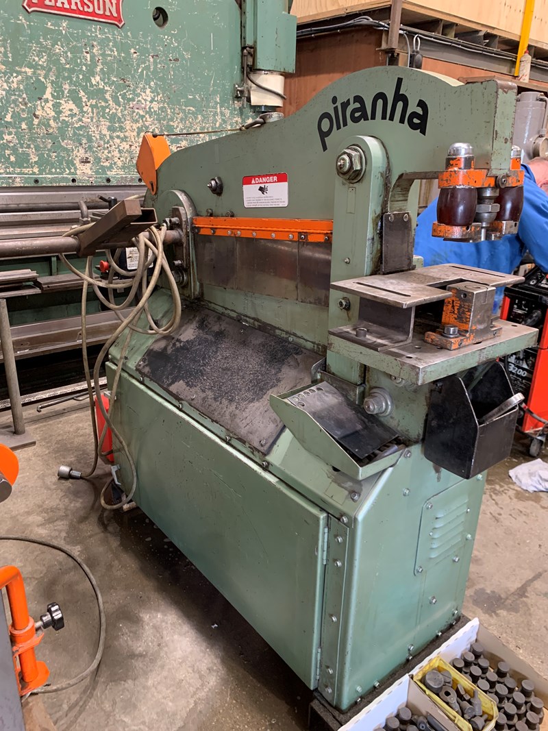 Piranha P50, 50 Ton Hydraulic Universal Metal Worker, | pressXchange