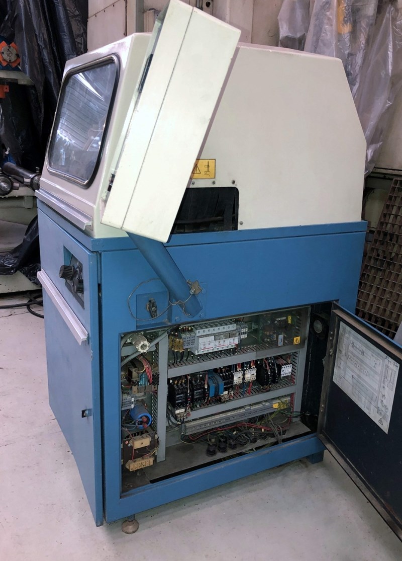 Cut Off Saw ( Abrasive Wet Chop Style Metallographic Sample Cut off ...