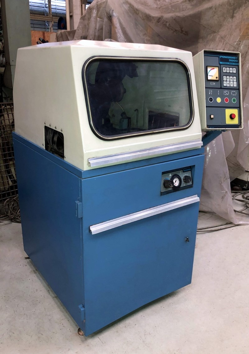 Cut Off Saw ( Abrasive Wet Chop Style Metallographic Sample Cut off ...