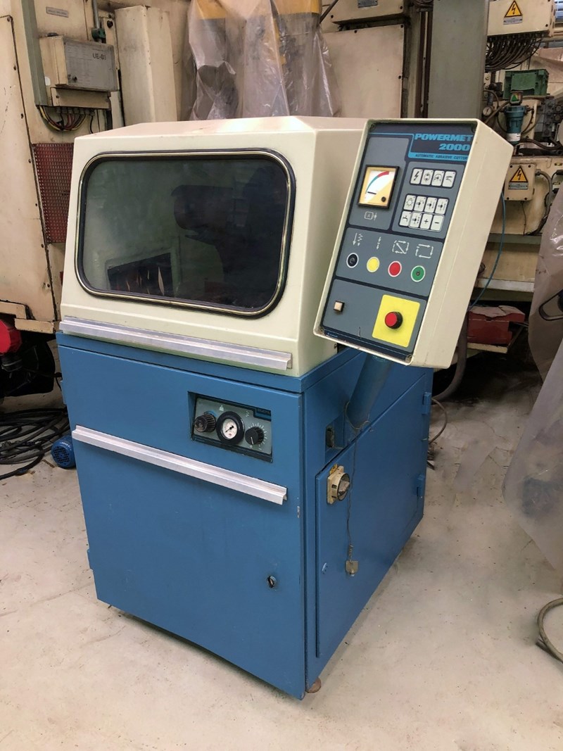 Cut Off Saw ( Abrasive Wet Chop Style Metallographic Sample Cut off ...