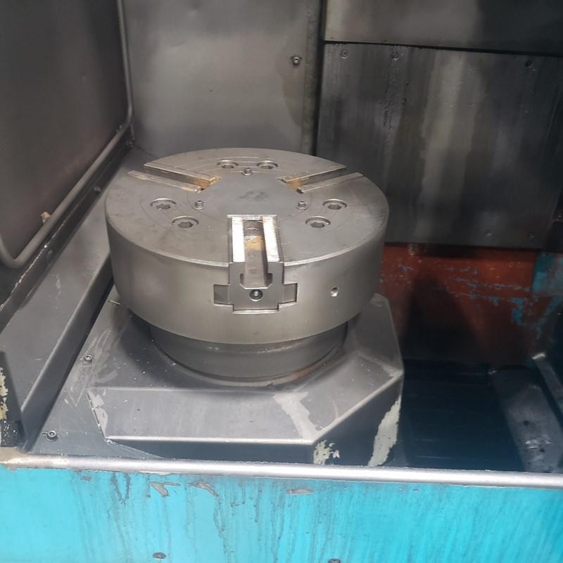 DOOSAN MODEL V420T CNC VTL, NEW 1999, FANUC 18T CNC, X=350mm, Z=410mm ...