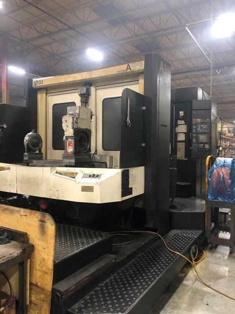MAKINO A-99E DUAL PALLET HMC 5TH AXIS CAPABLE, NEW 2004, FANUC 16M PRO ...