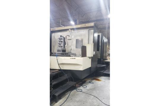 MAKINO A-99E DUAL PALLET HMC 5TH AXIS CAPABLE, NEW 2004, FANUC 16M PRO ...