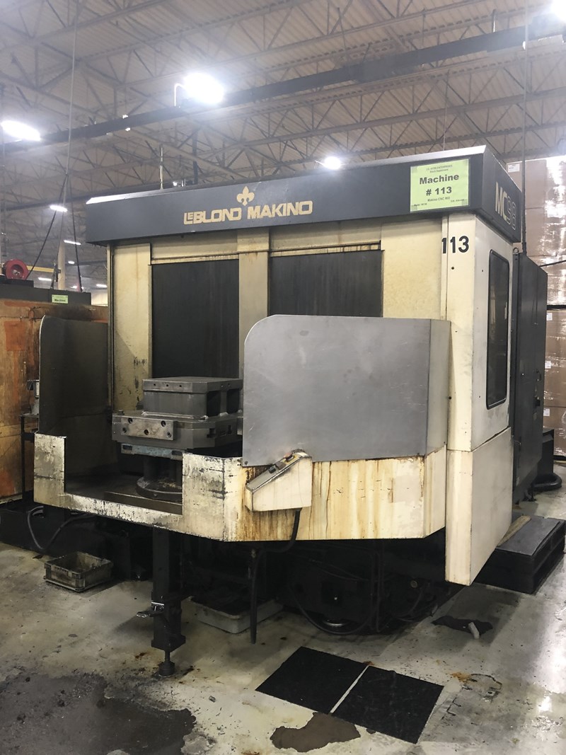 MAKINO MODEL MC-98 4-AXIS HORIZONTAL MACHINING CENTER, NEW 1994, FANUC ...