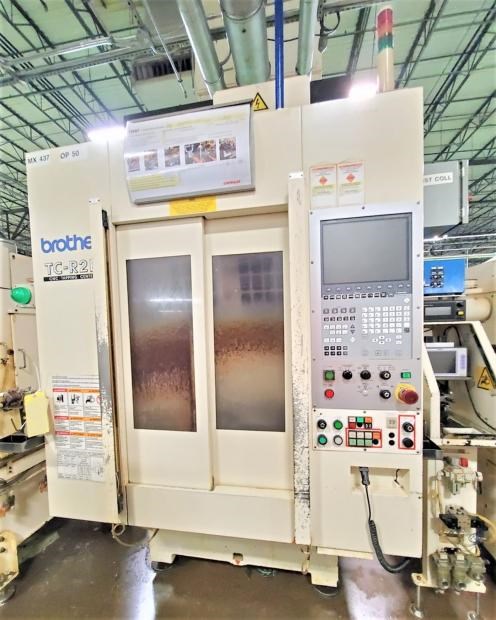 BROTHER TC-R2A CNC DRILL/TAP VERTICAL MACHINING CENTER WITH PALLET ...