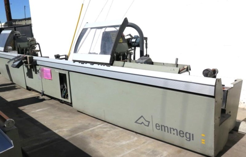 EMMEGI PRECISION TS2 TU6 DOUBLE MITRE SAW, 6 METER LENGTH, NEW 2015 ...