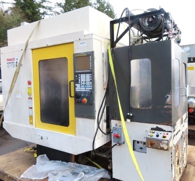 FANUC ROBODRILL ALPHA T21iFLa CNC DRILL TAP VERTICAL MACHINING CENTER ...