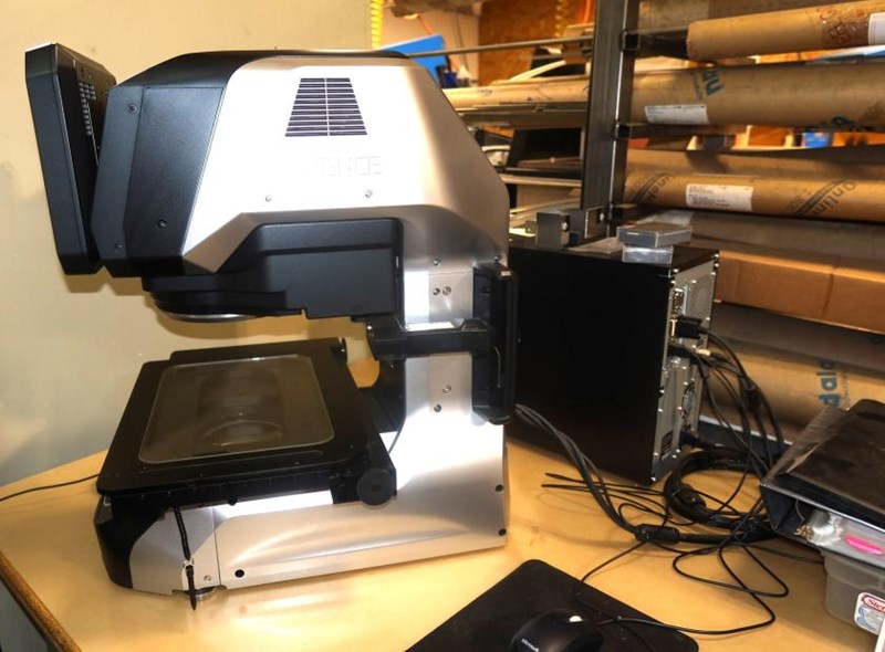 KEYENCE IM-7500 NON CONTACT MEASURING SYSTEM WITH IM-7030 LARGE STAGE ...