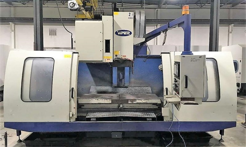 63" X 30" MIGHTY VIPER VMC 1500AG/HV-70A CNC VERTICAL MACHINING CENTER ...