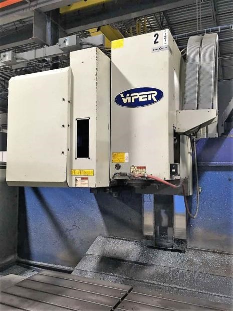 63" X 30" MIGHTY VIPER VMC 1500AG/HV-70A CNC VERTICAL MACHINING CENTER ...
