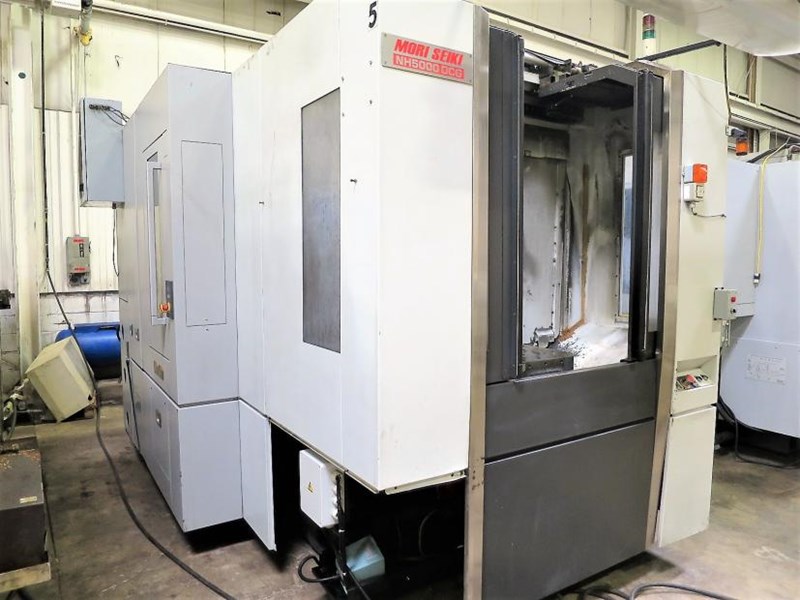 MORI SEIKI MODEL NH5000/40 DCG CNC PRECISION HIGH SPEED HORIZONTAL ...