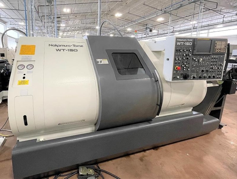 Nakamura-Tome WT-150 Twin Spindle, Twin Turret CNC Multi-Axis Turning ...