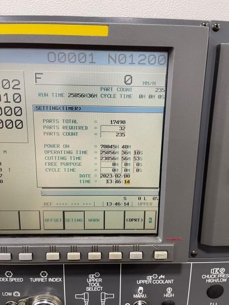 Nakamura-Tome WT-150 Twin Spindle, Twin Turret CNC Multi-Axis Turning ...