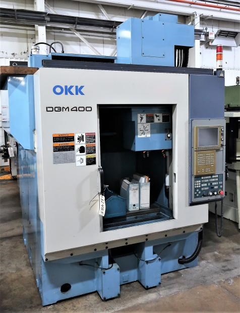 OKK MODEL DGM 400 3-AXIS CNC HIGH SPEED GRAPHITE MACHINING CENTER - OKK ...