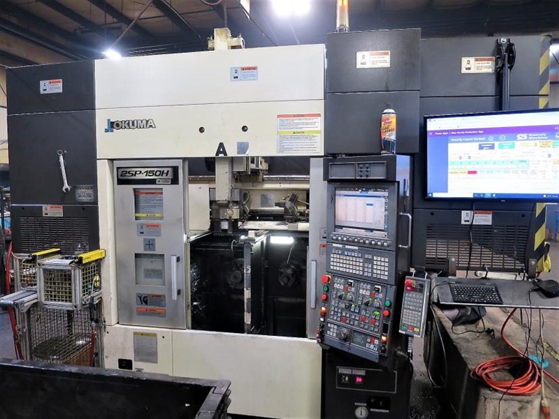 Okuma 2SP-150HM Twin Spindle Twin Turret CNC Lathe with Milling and ...