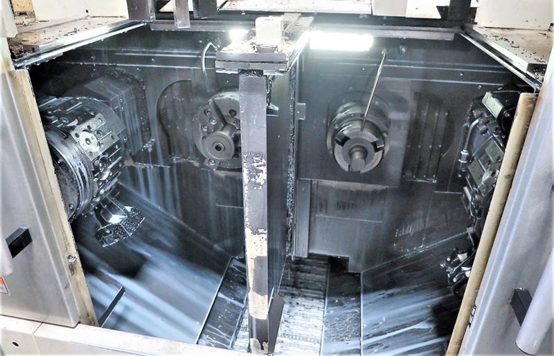 Okuma 2SP-150HM Twin Spindle Twin Turret CNC Lathe with Milling and ...