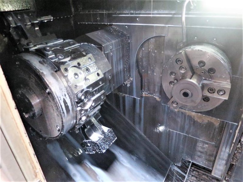 Okuma 2SP-150HM Twin Spindle Twin Turret CNC Lathe with Milling and ...