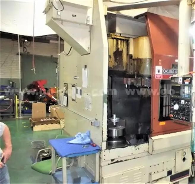 OKUMA & HOWA ACT V5R CNC VERTICAL TURNING CENTER LATHE - OKUMA & HOWA ...
