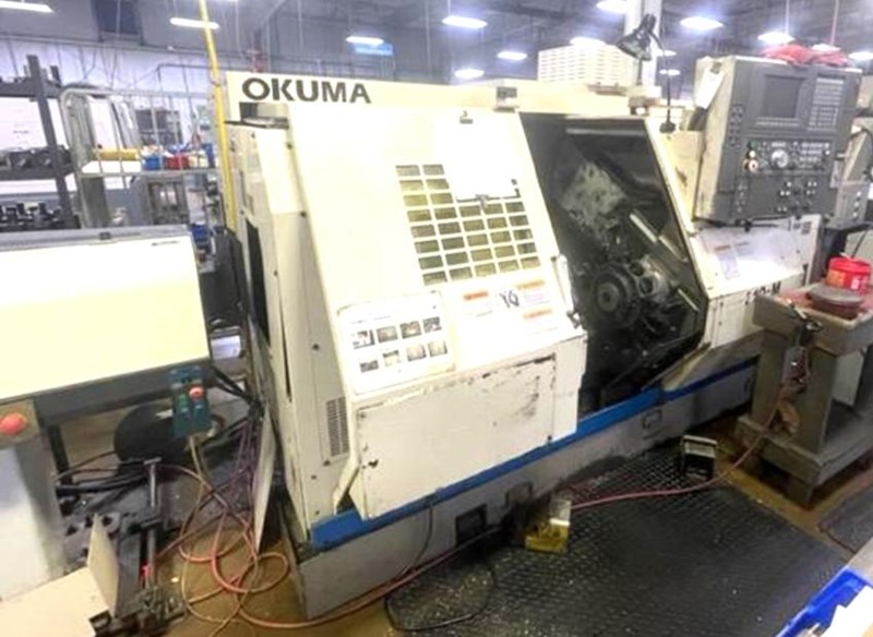 okuma LT-10MW 7-Axis CNC Turning Center lathe, twin turret, twin ...