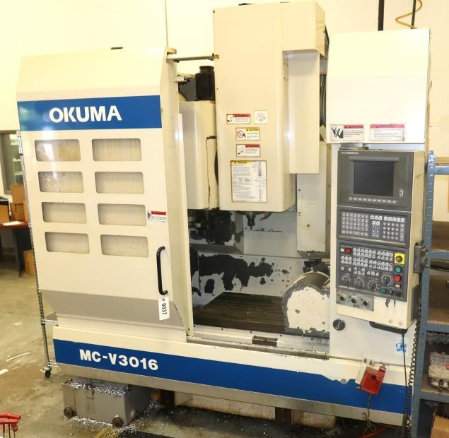 OKUMA MC-V3016 5-AXIS CNC VERTICAL MACHINING CENTER, NEW 2003 - OKUMA ...