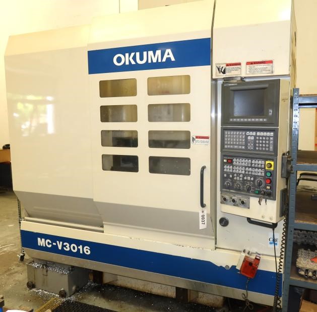 OKUMA MC-V3016 5-AXIS CNC VERTICAL MACHINING CENTER, NEW 2003 - OKUMA ...