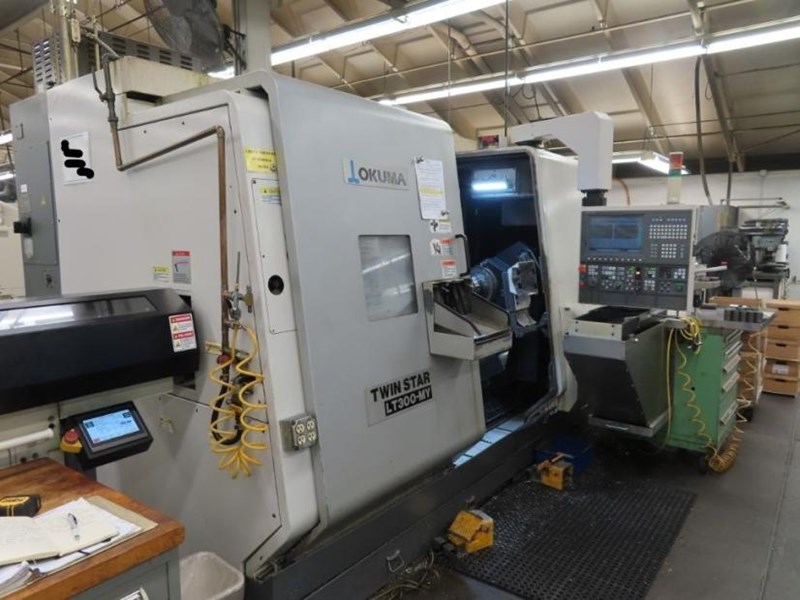 OKUMA TWIN STAR LT300-MY TWIN TURRET TWIN SPINDLE CNC LATHE WITH Y-AXIS ...