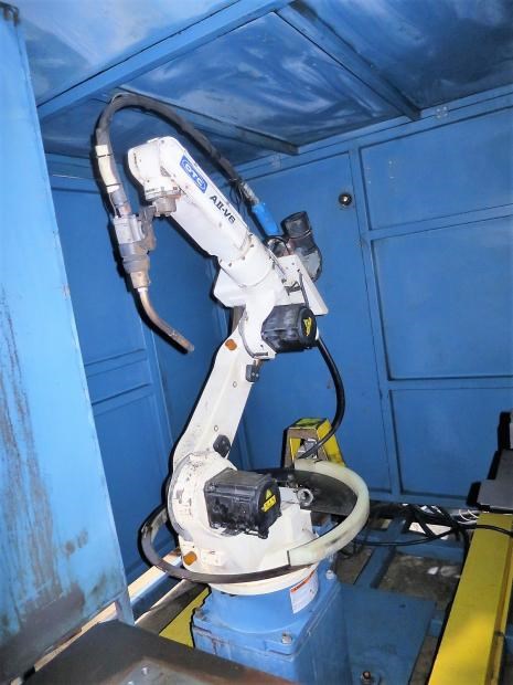 OTC DAIHEN ALMEGA ARC CELL E-120 ROBOTIC WELDING CELL WITH - O T C ...