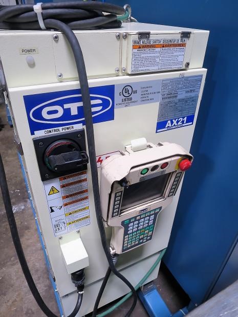 OTC DAIHEN ALMEGA ARC CELL E-120 ROBOTIC WELDING CELL WITH - O T C ...