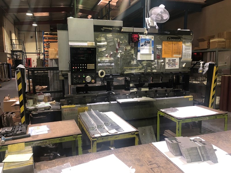 3475 Amada FBD 80 Ton x 2500mm with Amada Control System Press Brake ...