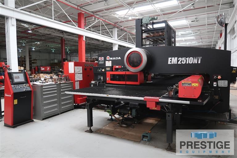 22 Ton Amada EM2510NT Servo Electric CNC Turret Punch Press | pressXchange