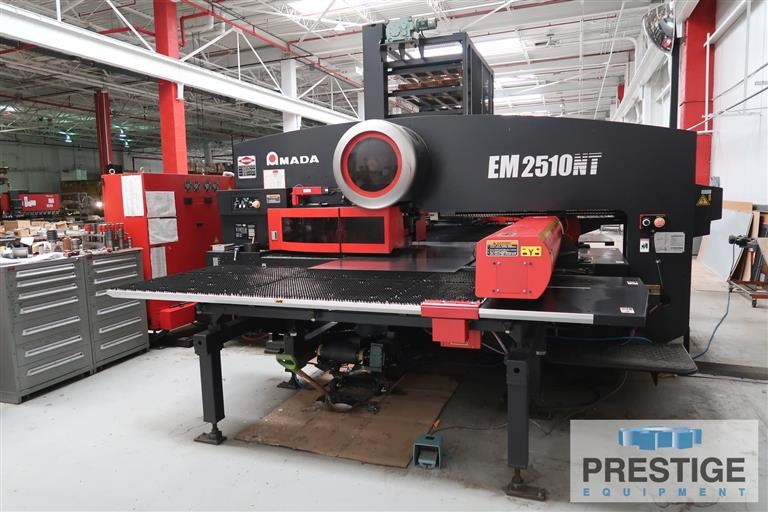 22 Ton Amada EM2510NT Servo Electric CNC Turret Punch Press | pressXchange