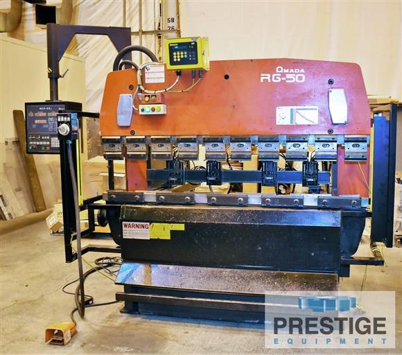 AMADA RG50 55 Ton x 6' CNC Up-Acting Hydraulic Press Brake | pressXchange