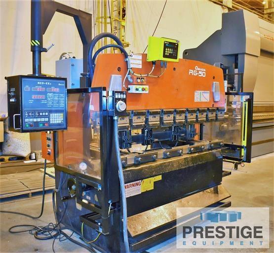 AMADA RG50 55 Ton x 6' CNC Up-Acting Hydraulic Press Brake | pressXchange