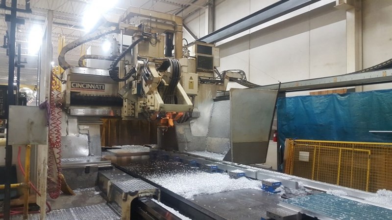CINCINNATI MILACRON 30V 5-Axis Rail Type Aerospace Profiler | pressXchange