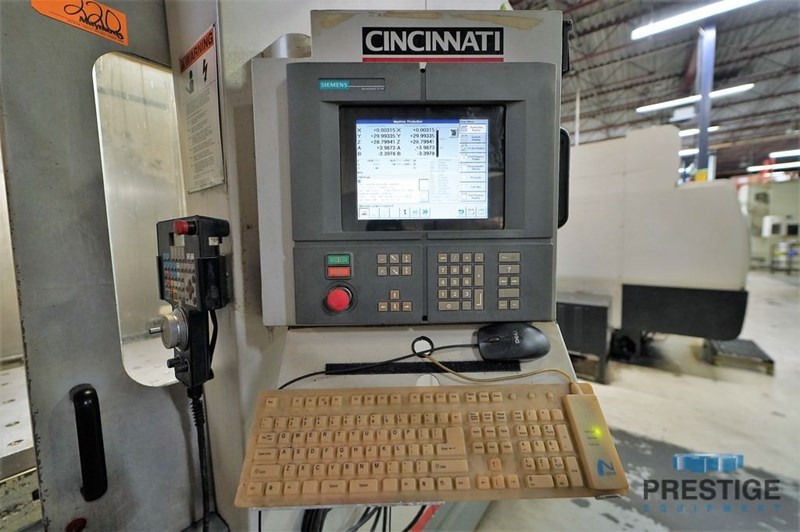 Cincinnati V5-3000 5-Axis CNC High Speed Vertical Machining Center ...