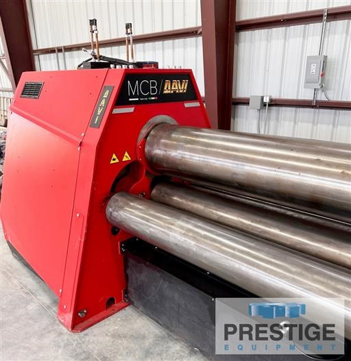 Davi MCB E30 3/4" x 10' 4-Roll CNC Plate Bending Roll, 2021 Brand New ...