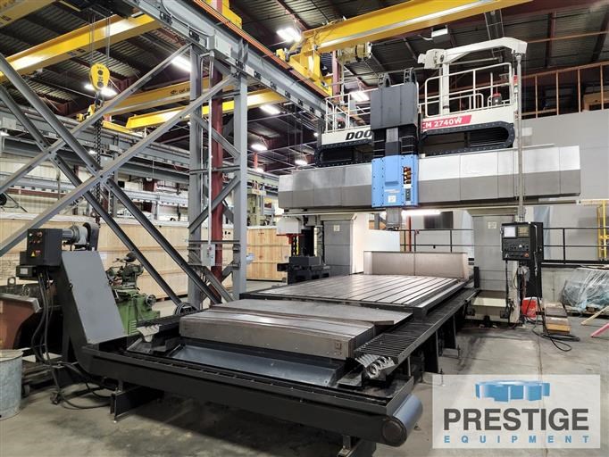 Doosan DCM 2740 Heavy Duty CNC Bridge Mill | pressXchange