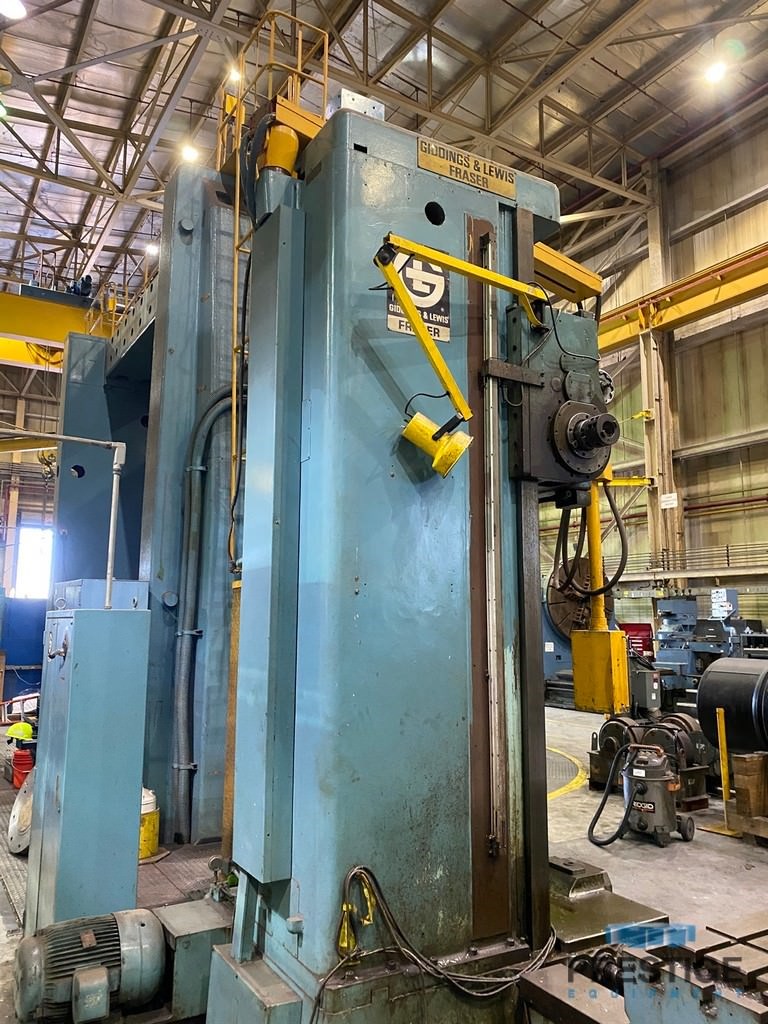 Giddings & Lewis Fraser 5" 70A-DP5-T Table Type Horizontal Boring Mill ...