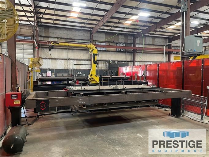 Lincoln Robotic Welding Cell W/ Fanuc M-710IC-12L Robot | pressXchange