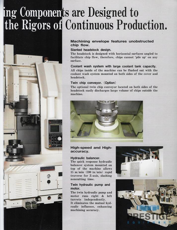 Okuma & Howa 4-Axis VTL-45M CNC Vertical Turning Center/ w/Milling ...