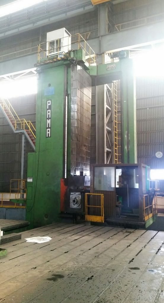 PAMA SpeedRam 8" CNC Floor Type Horizontal Boring Mill | pressXchange