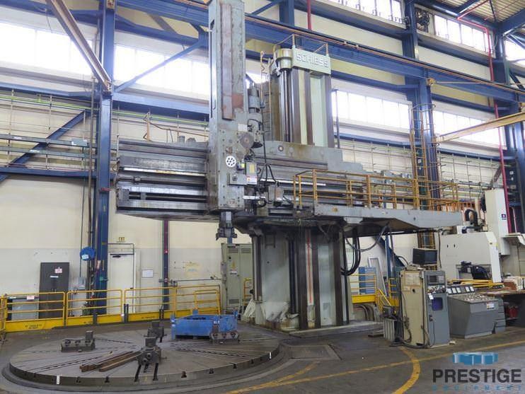 Schiess 3VKE 500/900 197"/355" CNC Openside Vertical Boring Mill with ...