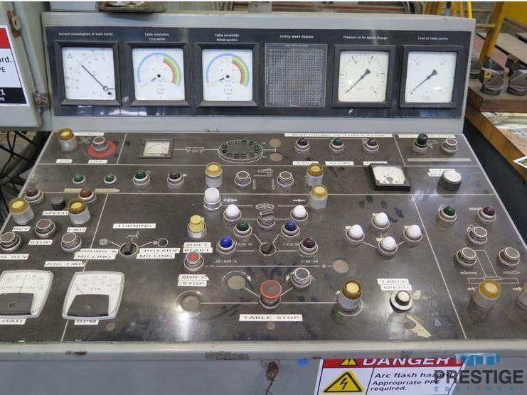 Schiess 3VKE 500/900 197"/355" CNC Openside Vertical Boring Mill with ...