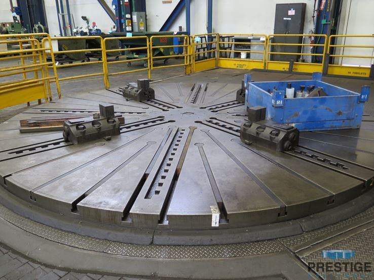 Schiess 3VKE 500/900 197"/355" CNC Openside Vertical Boring Mill with ...